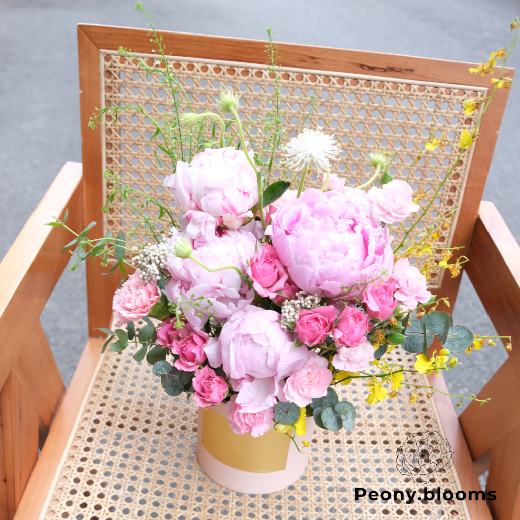 Spring Peony Bloom Box - Peony Blooms